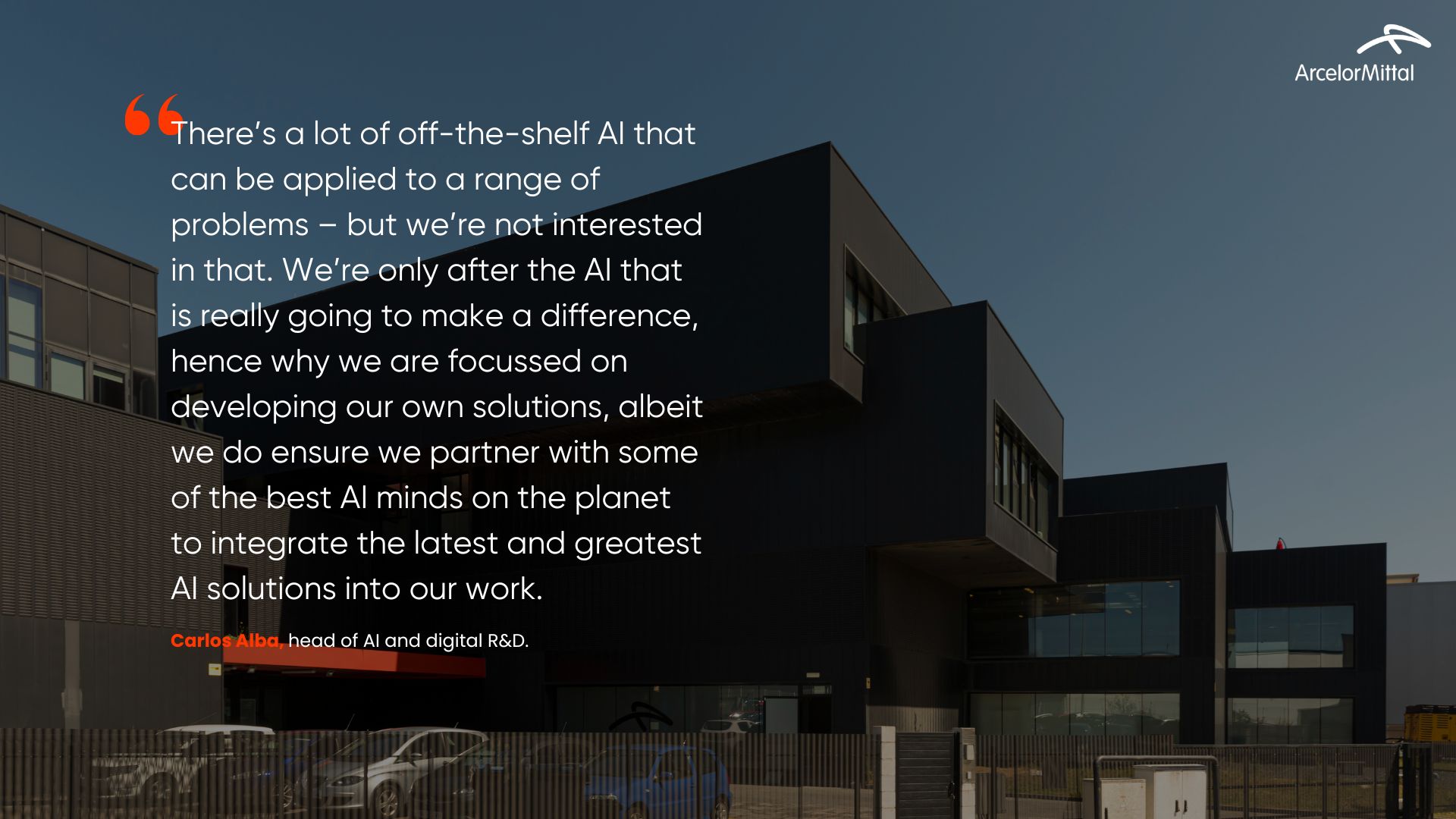 Steel Thoughts: Embracing the opportunity of AI (1) | ArcelorMittal